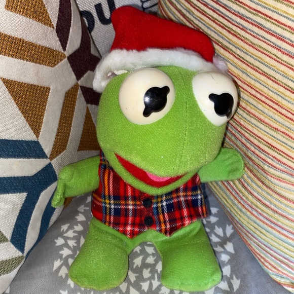 JIM HENSON | Toys | Vintage Baby Green Kermit Frog 987 Jim Henson Plush ...